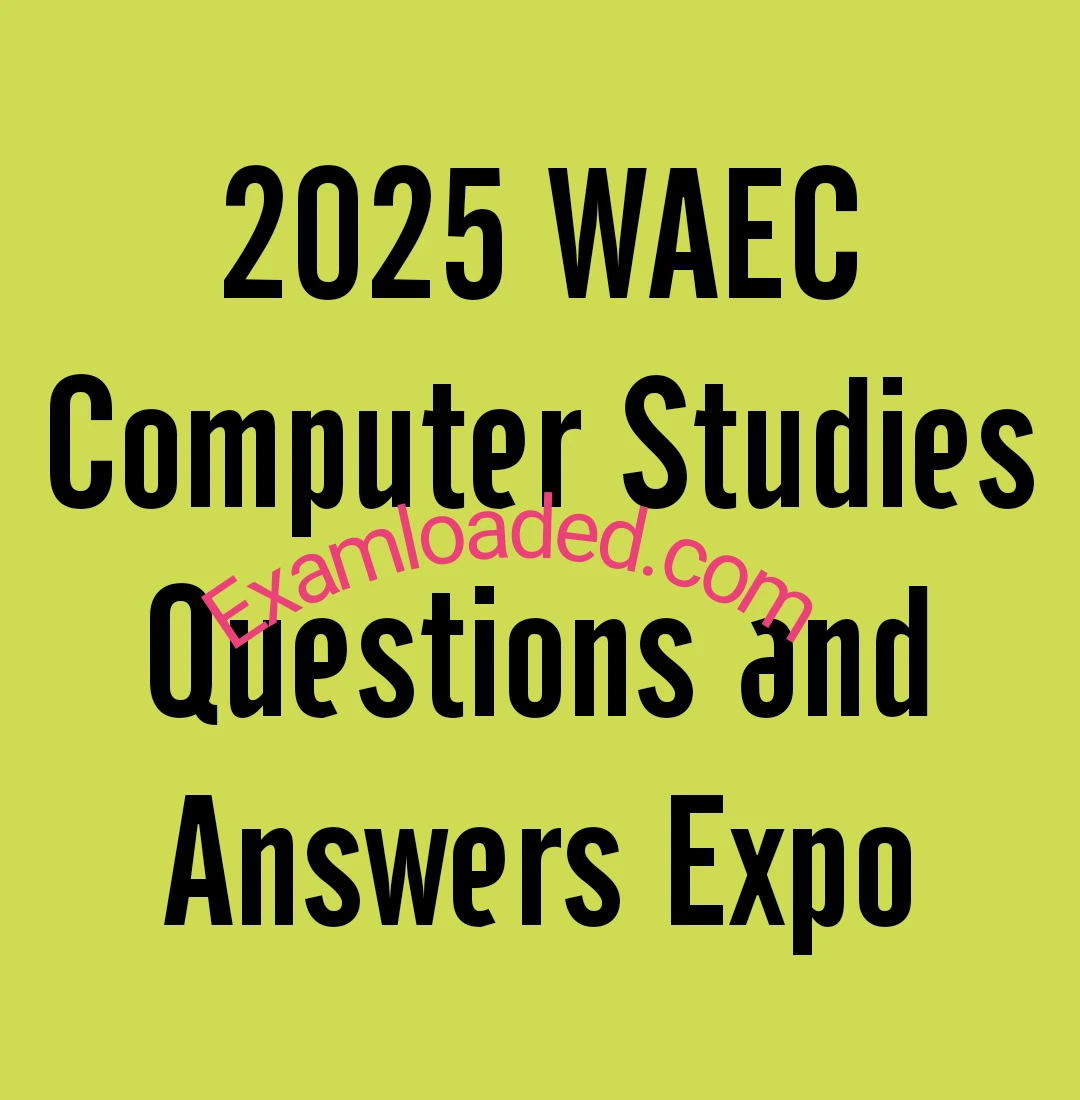 2025 WAEC Computer Studies Questions and Answers Expo